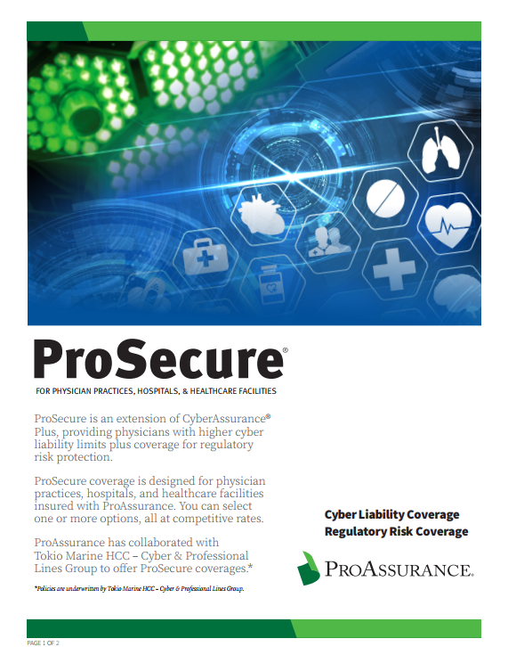 Cybersecurity / ProSecure | ProAssurance